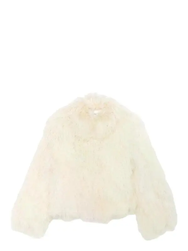 DUCIE Rochelle Shearling Jacket - Neutrals