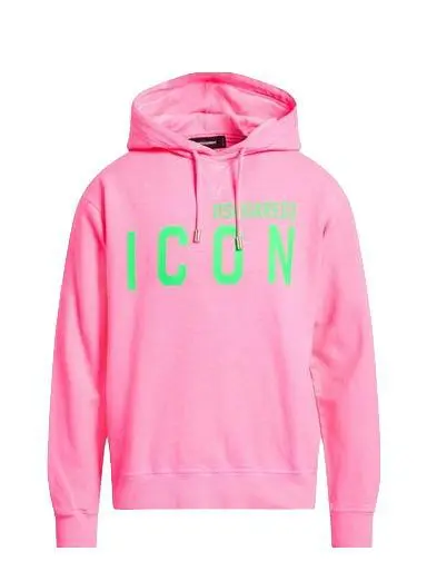 Dsquared2 Cotton French Terry Logo Hoodie - Pink