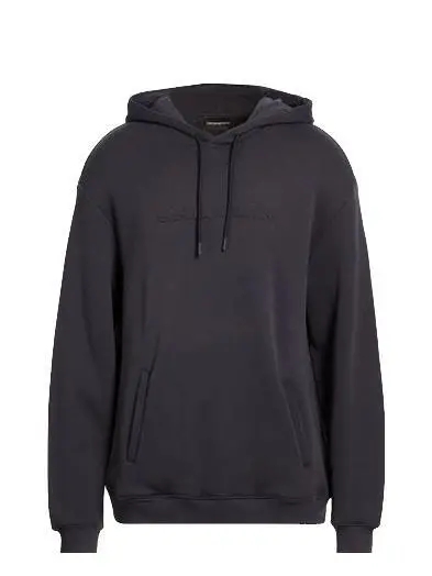Emporio Armani Cotton French Terry Hoodie - Blue