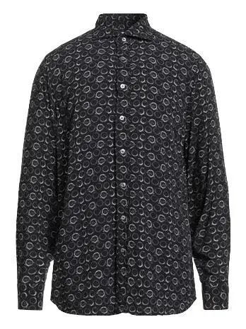 LARDINI Shirt Size Viscose - Black