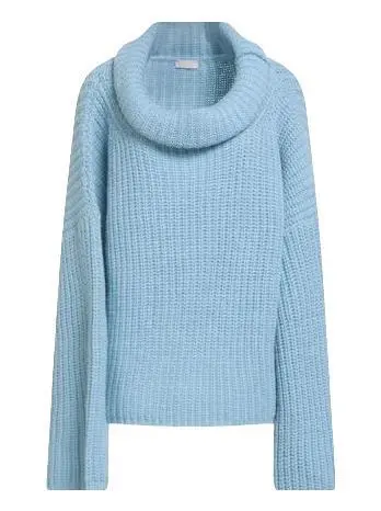 LIU •JO Turtleneck Knit Top - Blue