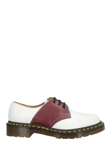 DR. MARTENS X COMME DES GARÇONS Leather Lace-up Derby Shoes - Red