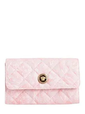 Versace Jacquard Quilted Clutch - Pink