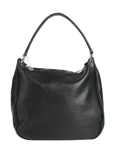 LAURA DI MAGGIO Leather Hobo Bag - Black