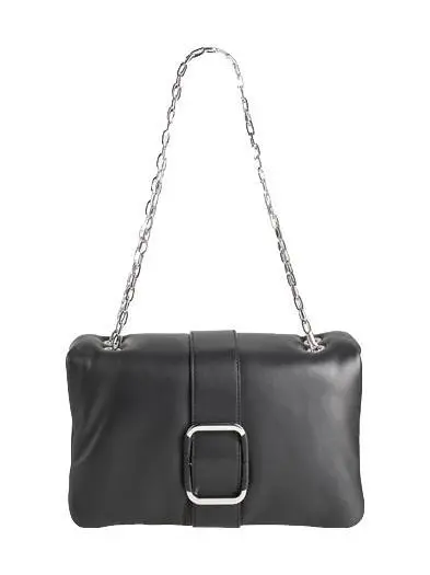 Ba&sh Lambskin Shoulder Bag - Black