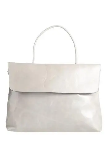 DONDUP Handbag In Light Calfskin Leather - Grey