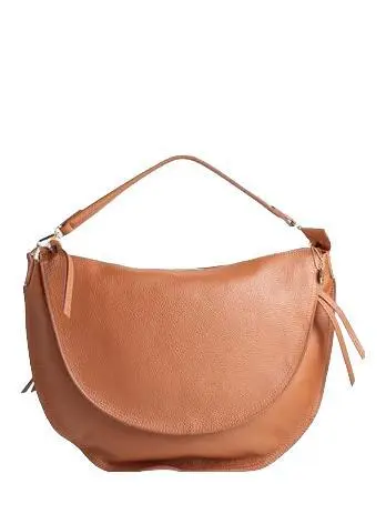 LAURA DI MAGGIO Leather Hobo Bag - Brown