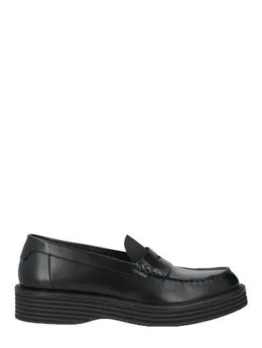 Theory Loafers In Calfskin - Black