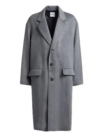 Sandro Virgin Wool And Cashmere Coat - Grey