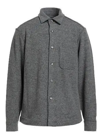 XACUS Shirt Light Size Virgin Wool, Viscose - Grey