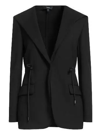 Theory Jacket In Viscose, Elastane, And Polyamide - Black