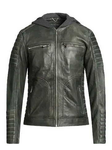 Bolongaro Trevor Dark Sheepskin Jacket - Green