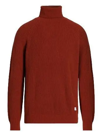 MANUEL RITZ Turtleneck In Wool And Polyamide - Red