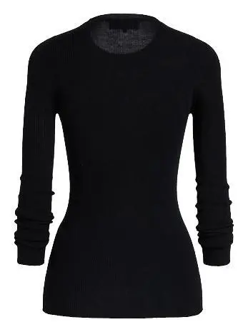 Rochas Virgin Wool Sweater - Black
