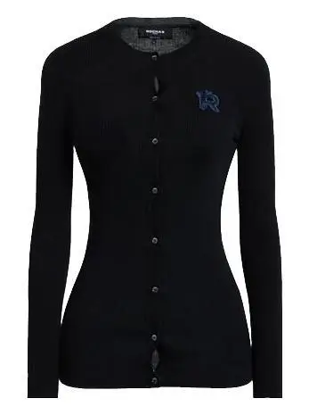Rochas Virgin Wool Cardigan - Black