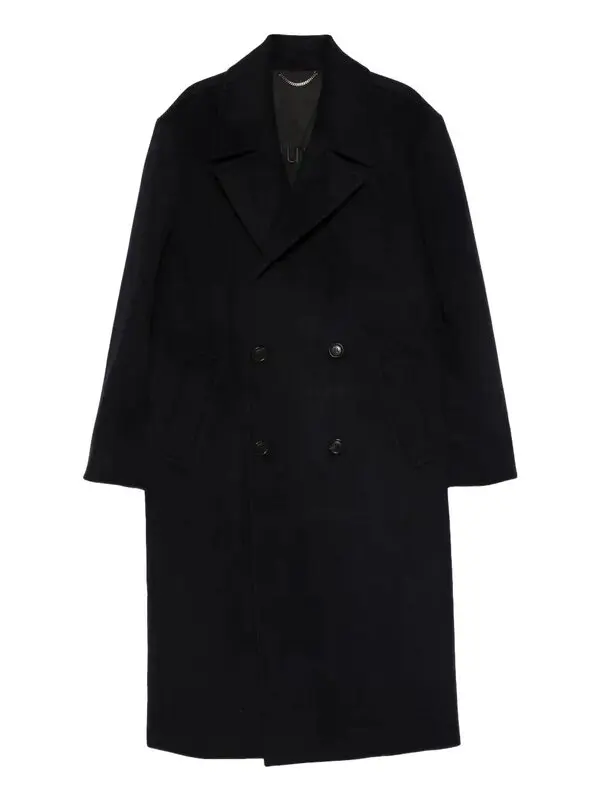 JUUN.J Double-breasted Coat - Blue