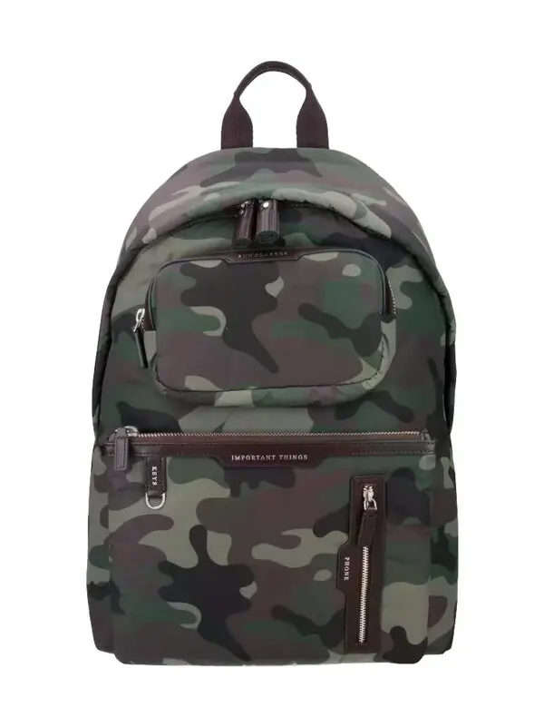 ANYA HINDMARCH Multi Pocket Backpack - Green