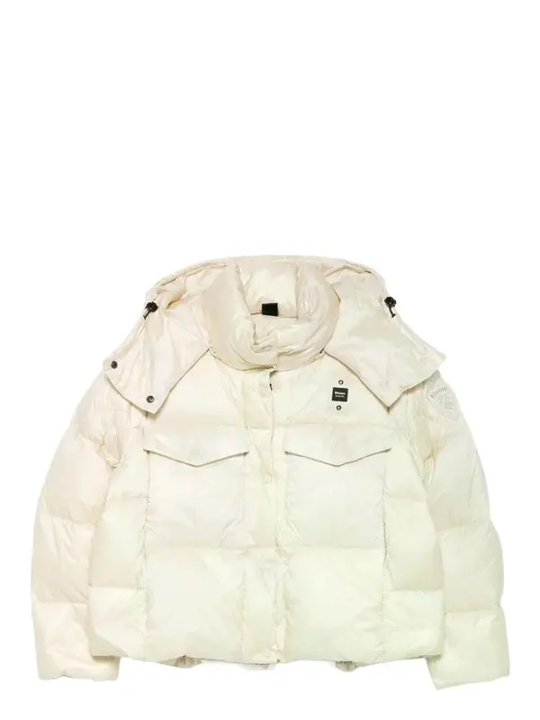 BLAUER. Hooded Parka Coat - 907 Neutral