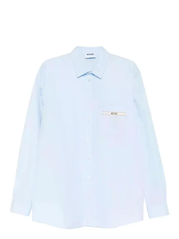 Moschino Logo-tag Shirt - Blue