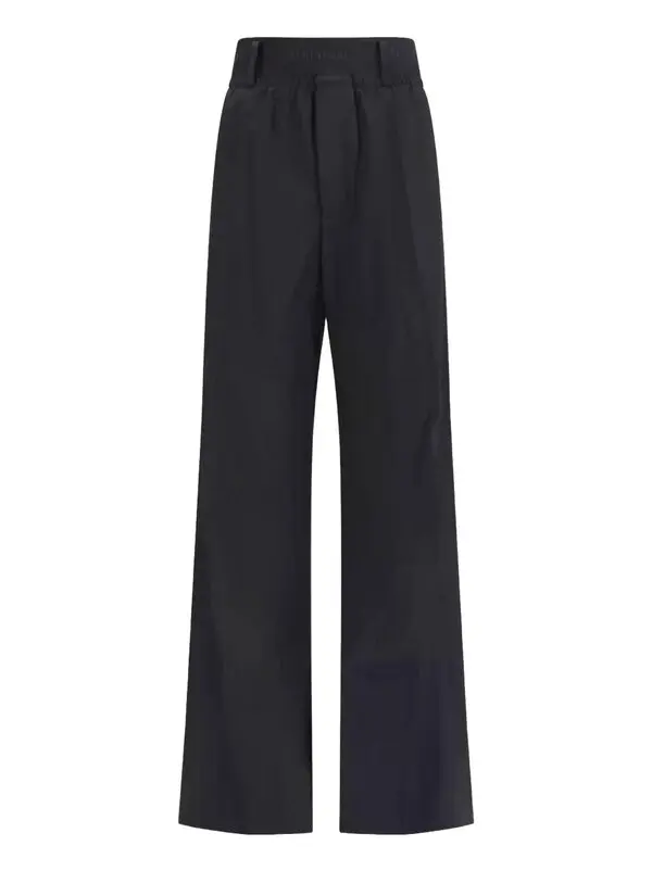 ALAINPAUL Knee Shaped Tailored Trousers - Black