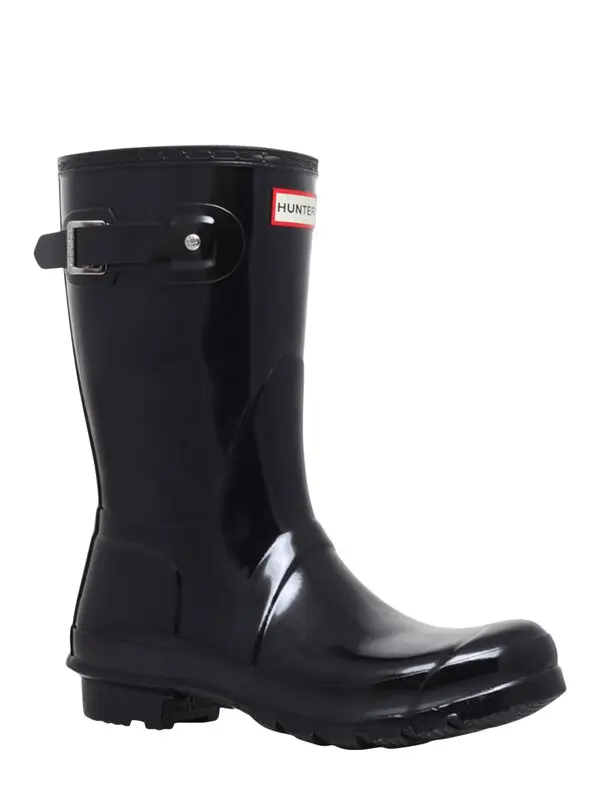 Hunter Original Gloss Short Wellington Boots - Black