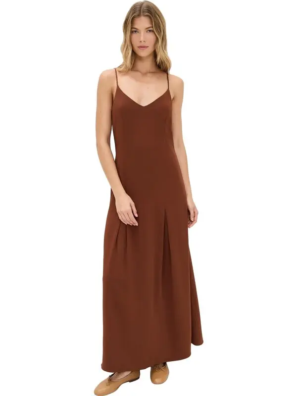 Jenni Kayne Florence Slip Dress - Rust
