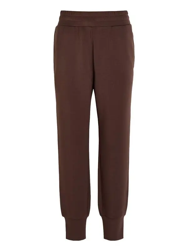 Varley The Slim Cuff 27.5 Tapered-leg Jersey Sweatpants - Brown