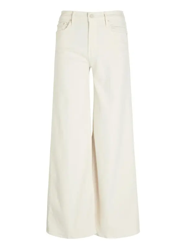 MOTHER The Twister Skimp Wide-leg Jeans - Cream