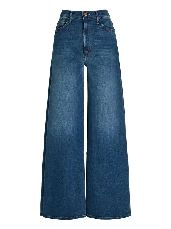 MOTHER The Undercover Wide-leg Jeans - Dark Blue