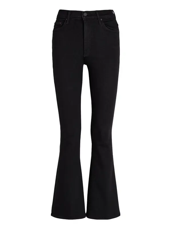 MOTHER The Weekender Flare Jeans - Black