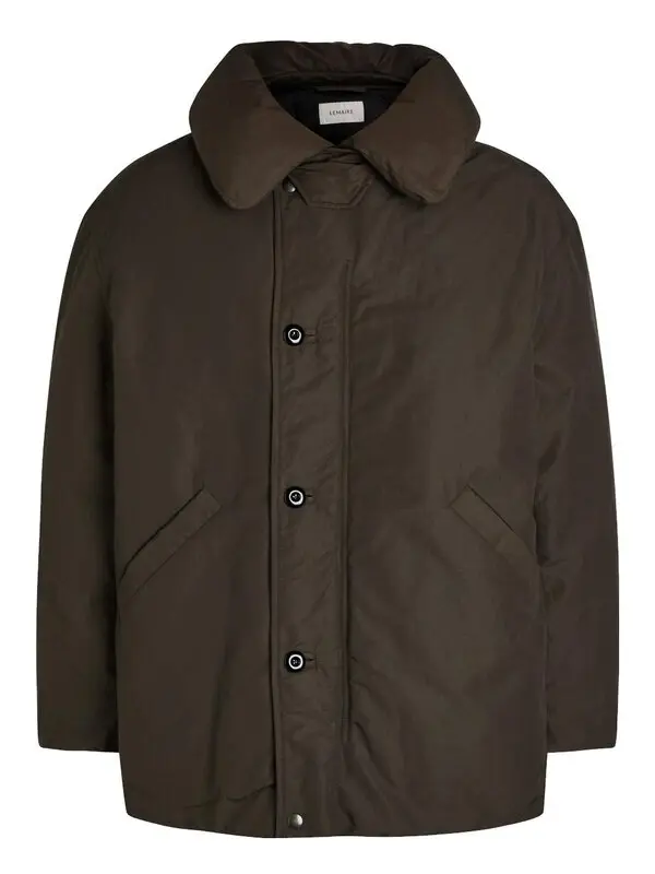 LEMAIRE Padded Shell Jacket - Brown