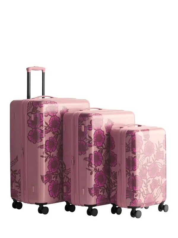 VERA BRADLEY Nested 3-piece Luggage Set - Pink
