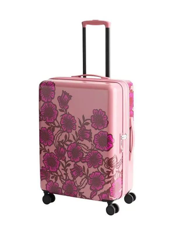 VERA BRADLEY 26" Adair Spinner Rolling Luggage - Pink