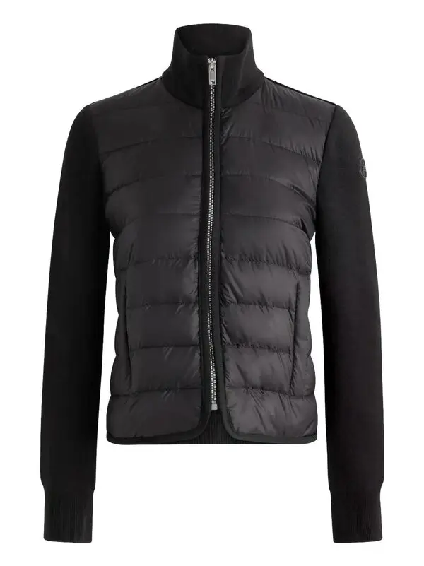 Fusalp Quilted Knitted Bomber Jacket - Black