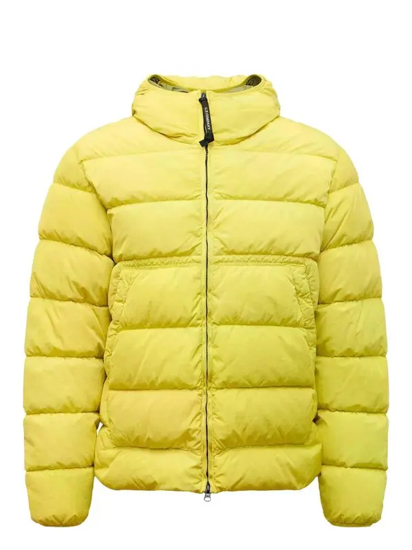 C.P. COMPANY Padded Hooded Coat - Yellow