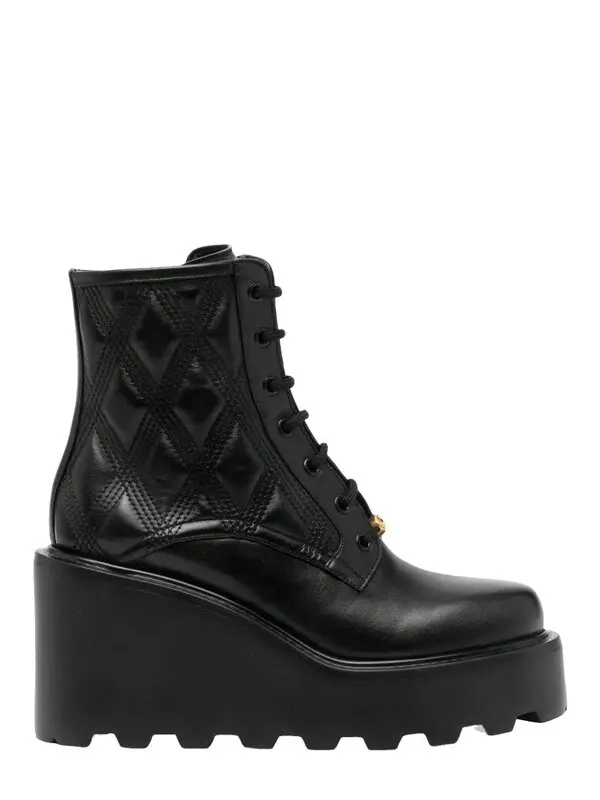 Valentino Garavani 95mm Quiltie 67 Boots - Black