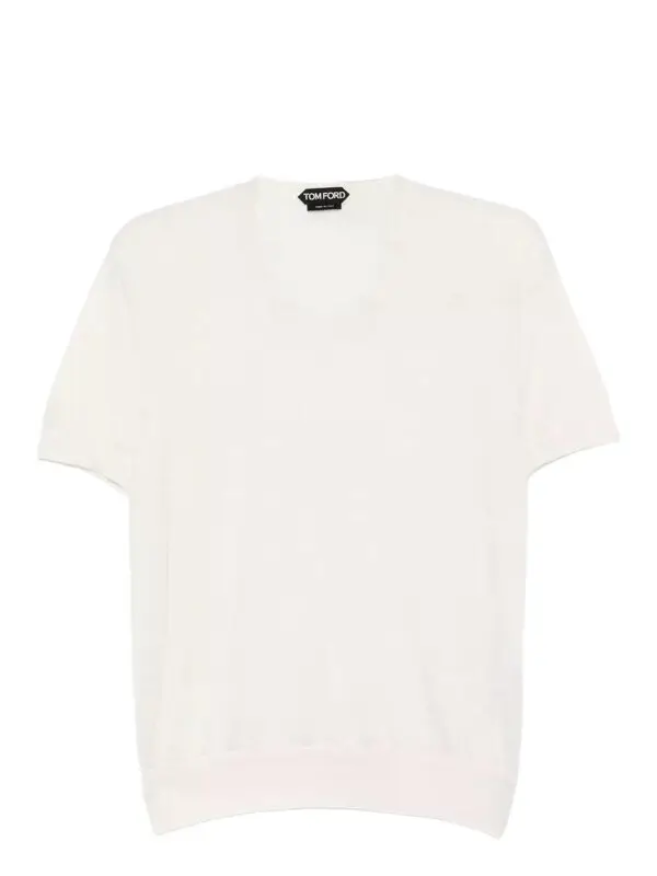 TOM FORD Short-sleeve Crew-neck T-shirt - Neutrals