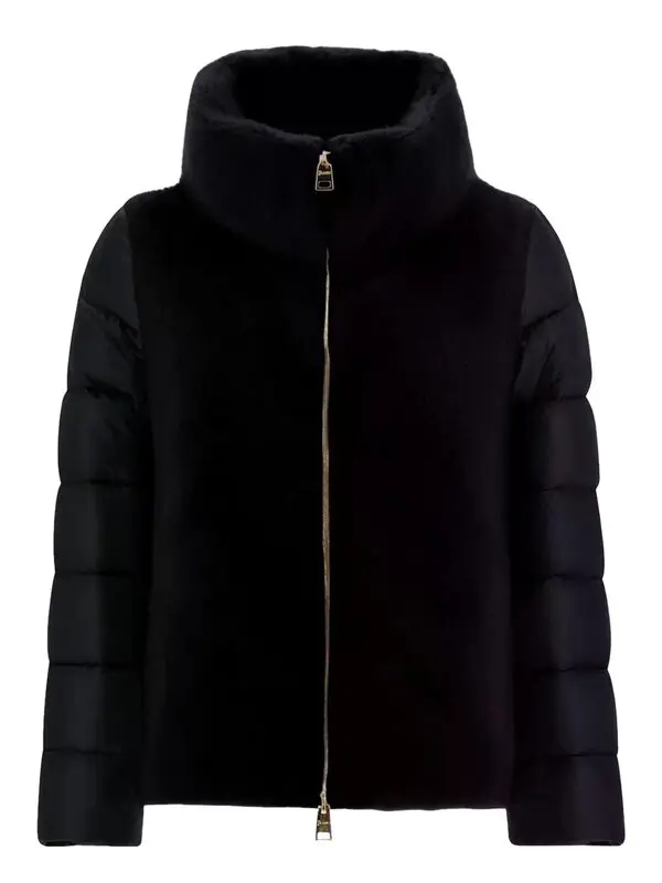 Herno Padded Zip Jacket - Black