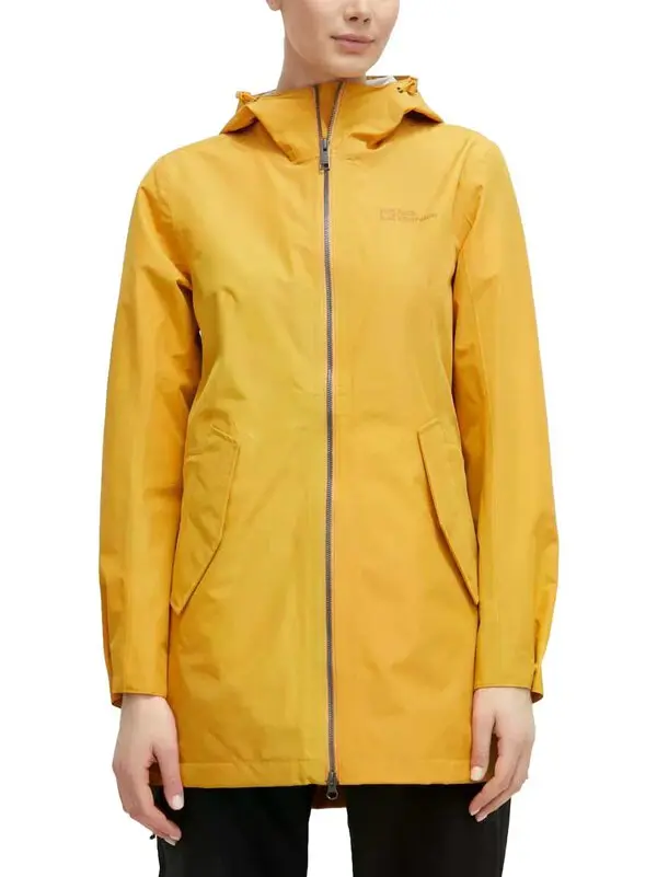 JACK WOLFSKIN Dakar Hooded Zip-up Parka - Yellow
