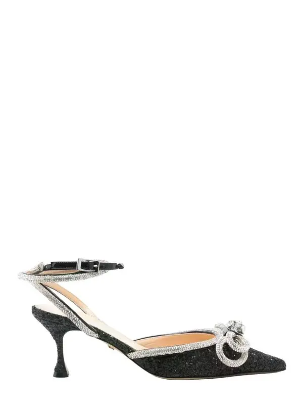 Mach & Mach 70mm Double-bow Pumps - Black