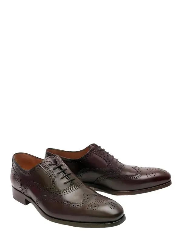 LOJA DAS MEIAS Lace-up Brogue Shoes - Brown