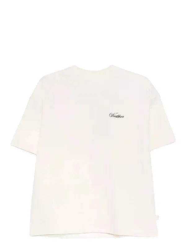 WRSTBHVR Logo-detail T-shirt - Neutrals