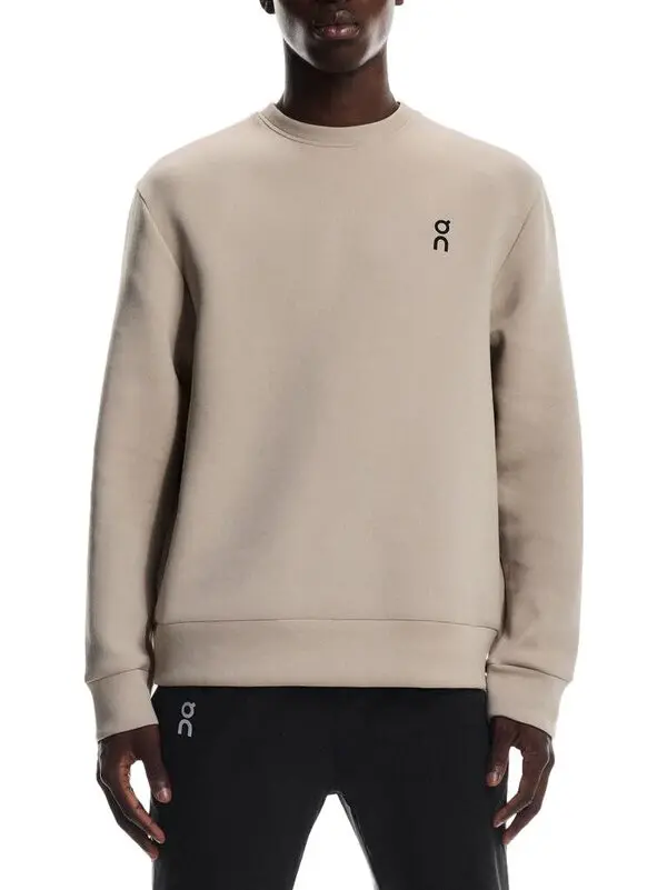 On Focus Tech Crewneck Sweatshirt - Desert