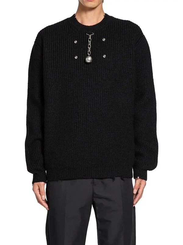 Prada Virgin Wool Knitwear - Black