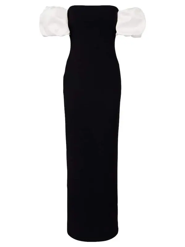 Remain Birger Christensen Off-shoulder Gown - Black