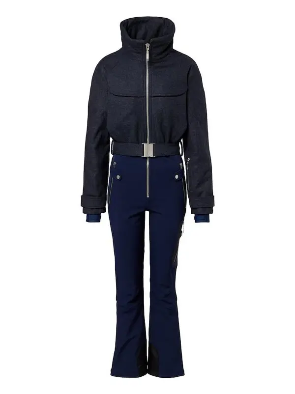 Cordova Eiger Wool-blend Ski Suit - Blue