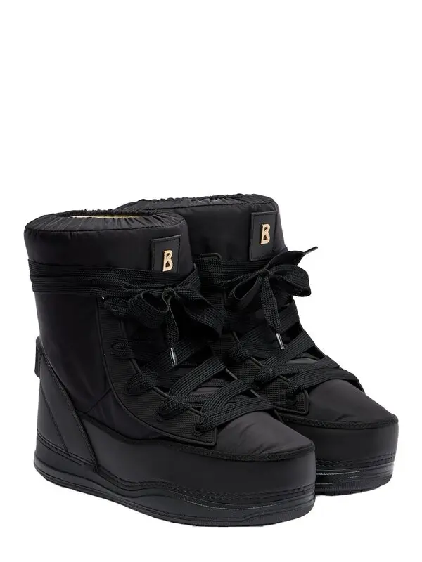 Bogner La Plagne Lace-up Snow Boots - Black
