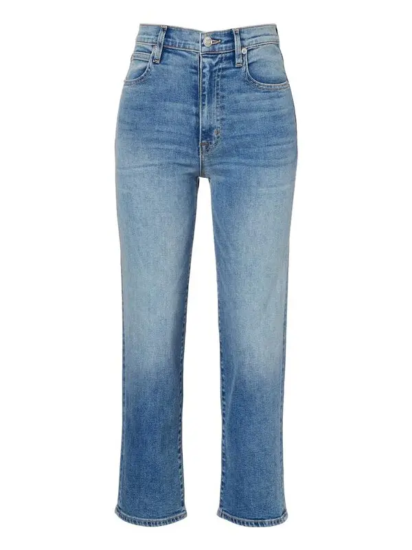 SLVRLAKE London Cropped Straight Jeans - Blue