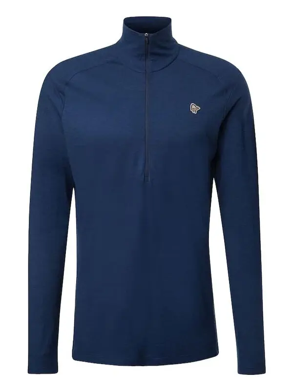 NORRONA Norrøna Femund Wool Half-zip Top - Blue