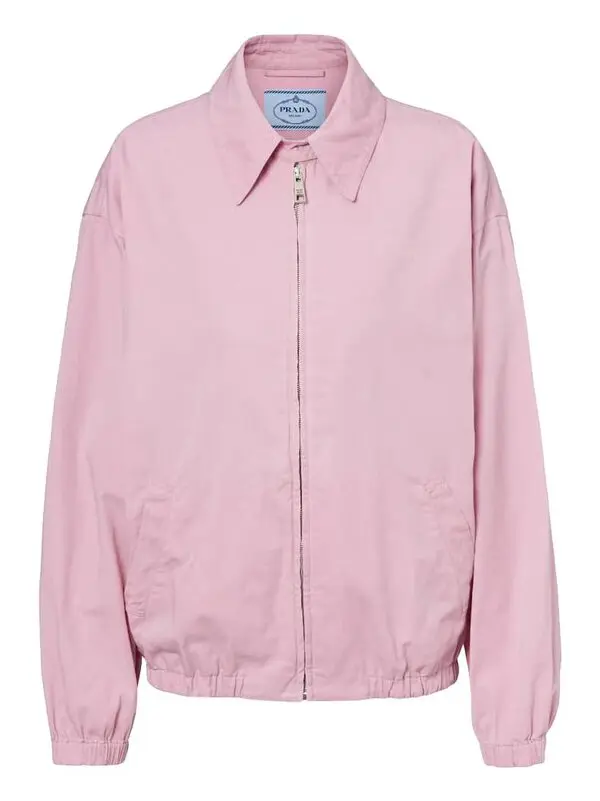 Prada Cotton Gabardine Jacket - Pink